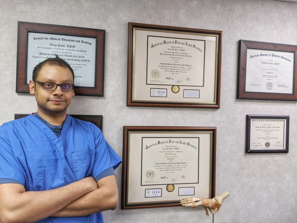 Podiatrist Anup Patel - Lawrenceville Foot & Ankle Specialists : Lawrenceville, NJ & Florence ...